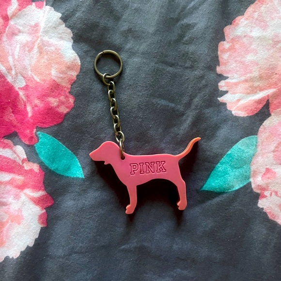 PINK Victoria's Secret | Accessories | Rare Vs Pink Doggie Keychain ...